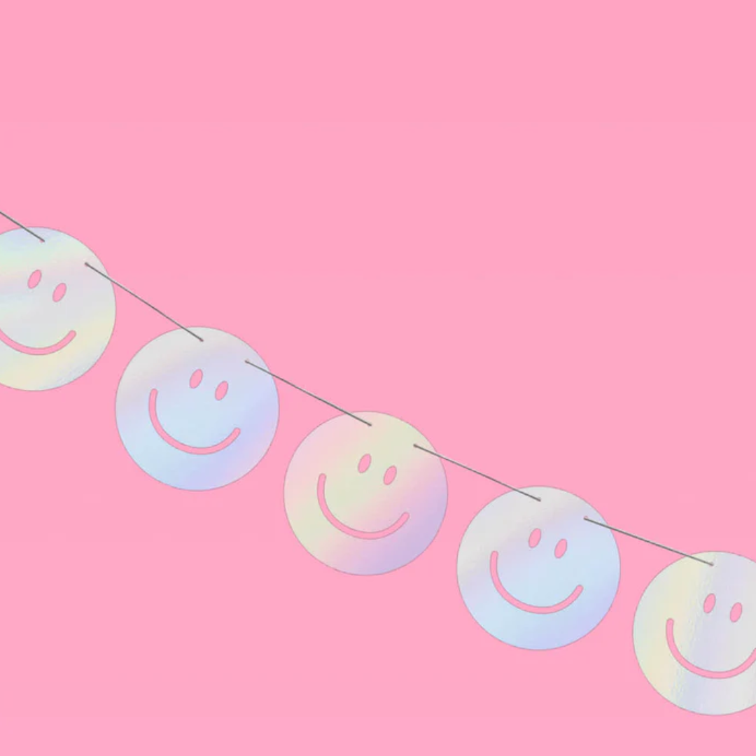 Smiley Face Banner | Ellie and Piper