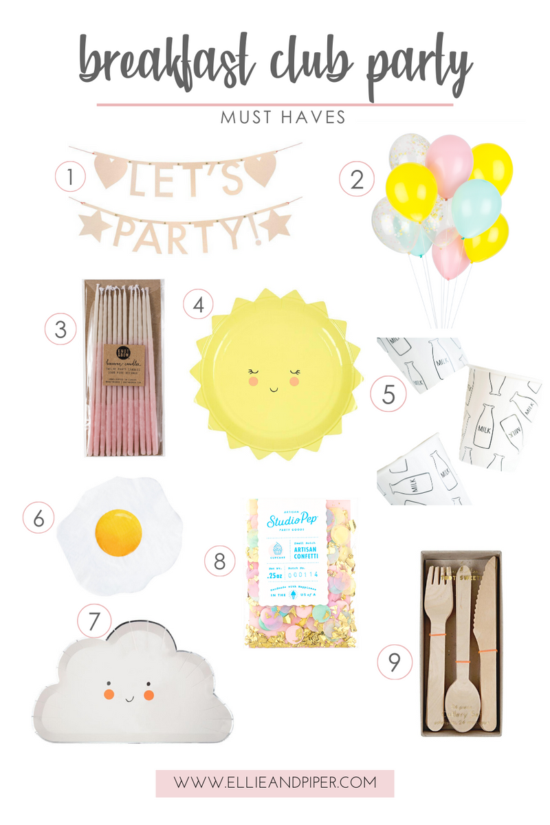 Breakfast Club Party! | Ellie and Piper