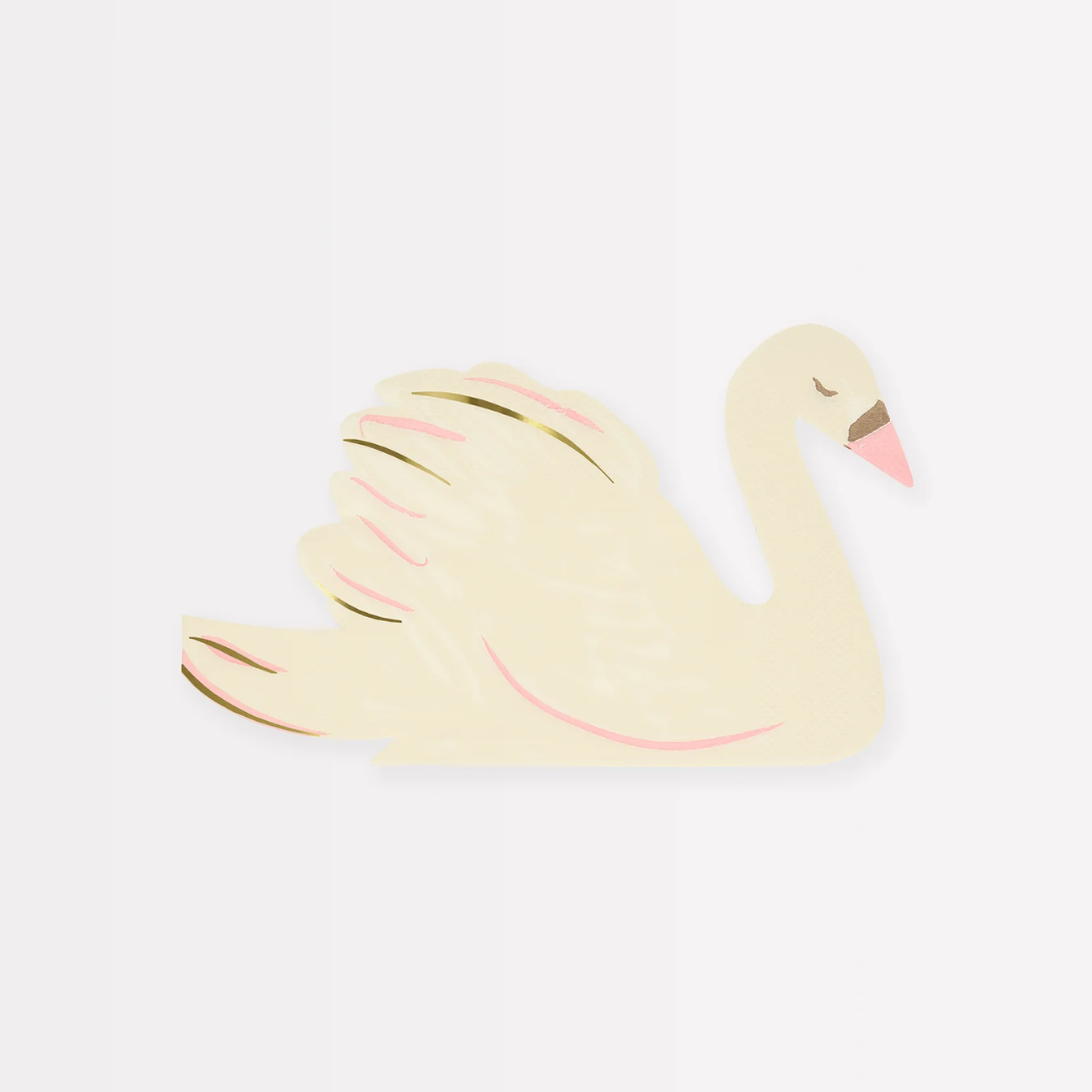 Swan Shaped Paper Napkins– Ellie and Piper