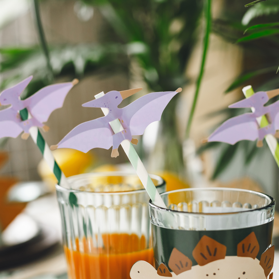 Pterodactyl Paper Straws | Ellie and Piper
