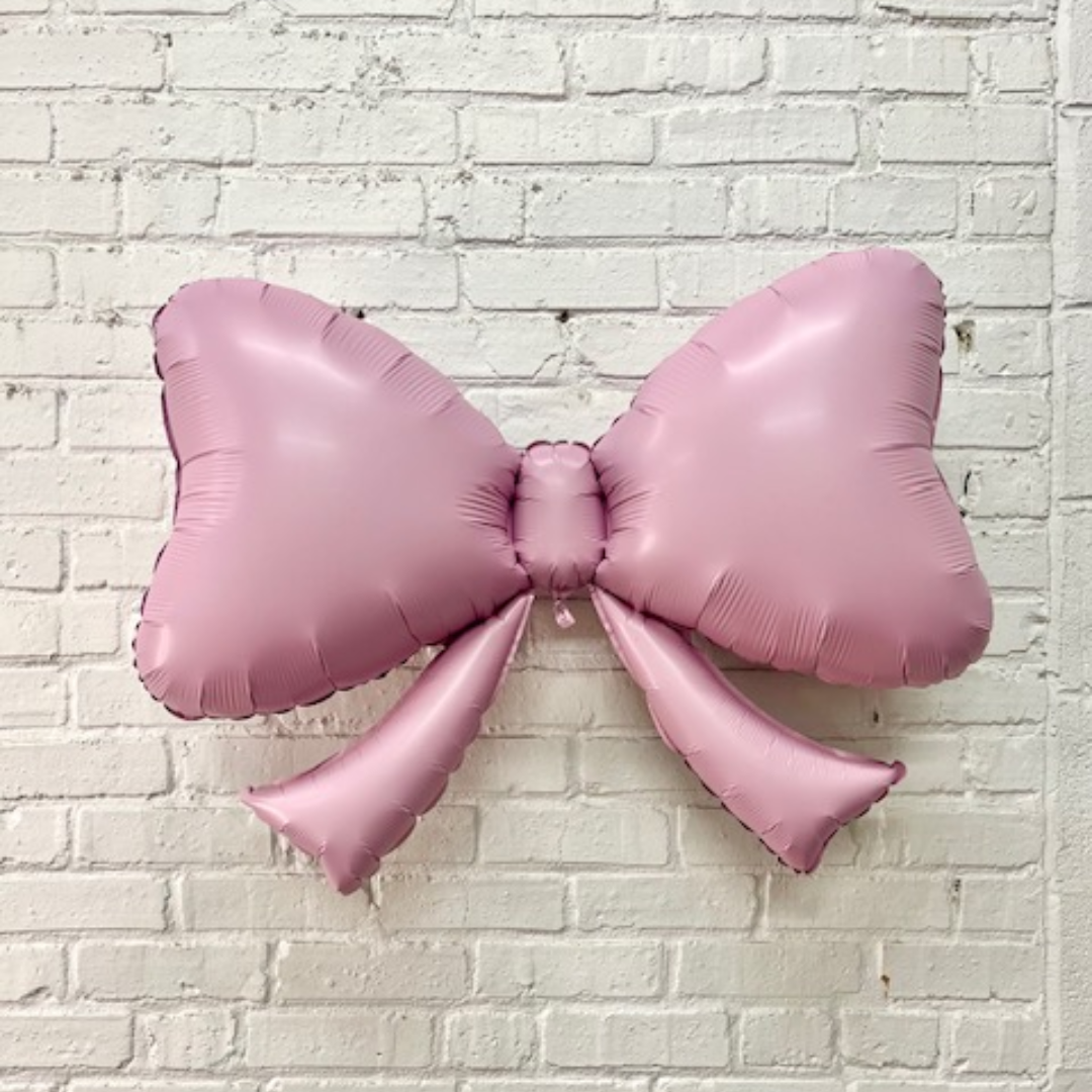Pink Bow Balloon– Ellie and Piper