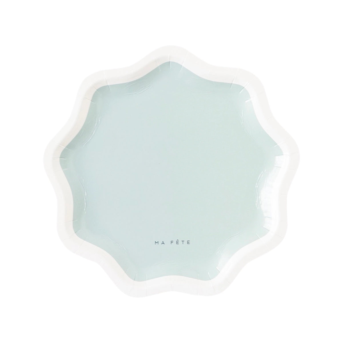 Mint Wavy Dinner Plates | Ellie and Piper