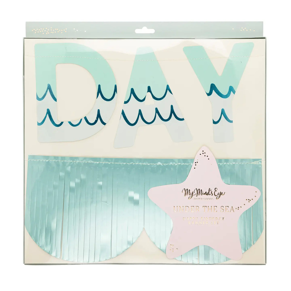 Mermaid Under the Sea Happy Birthday Banner Set | Ellie and Piper