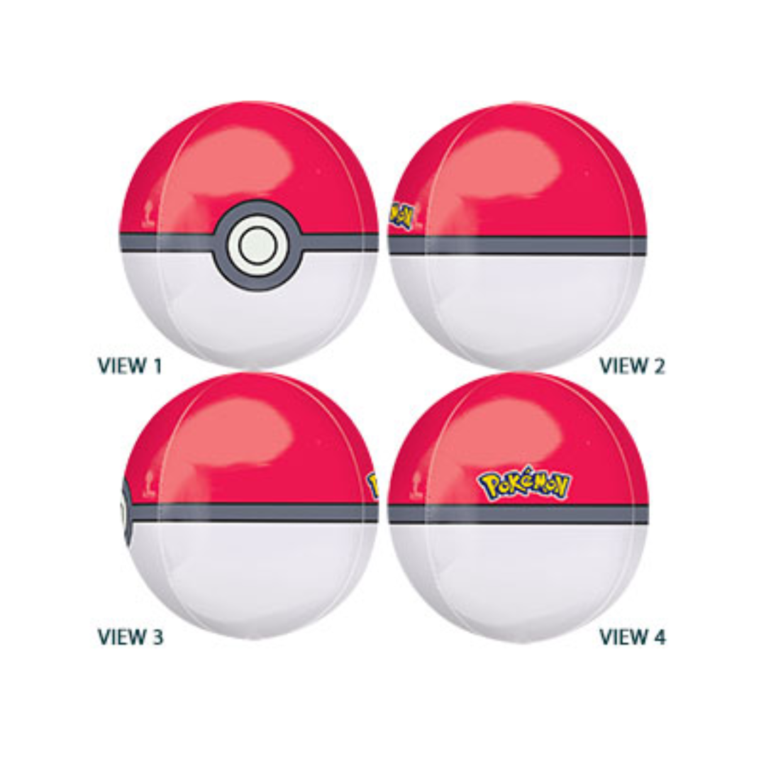 Pokémon Ball Mylar Balloon | Ellie and Piper