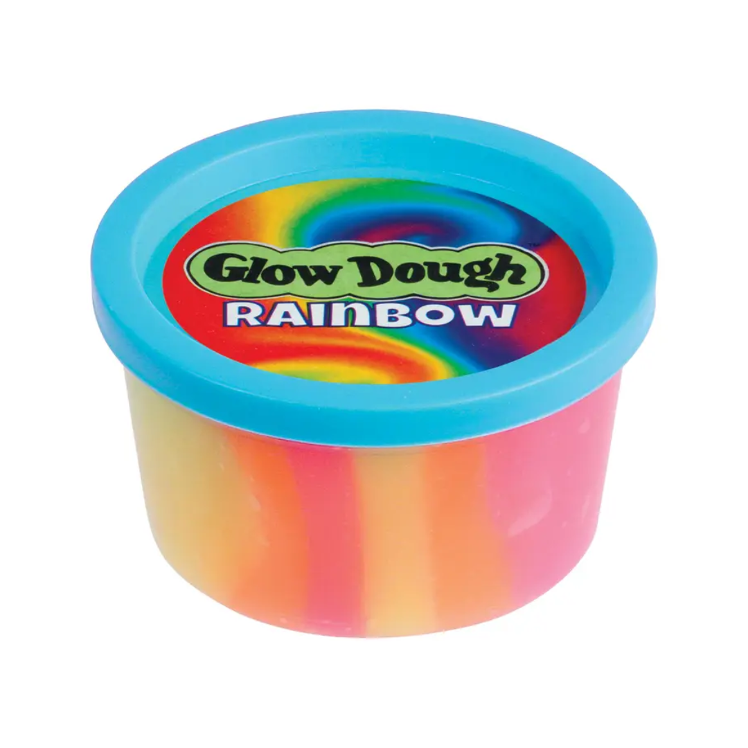 Rainbow Glow Dough | Ellie and Piper