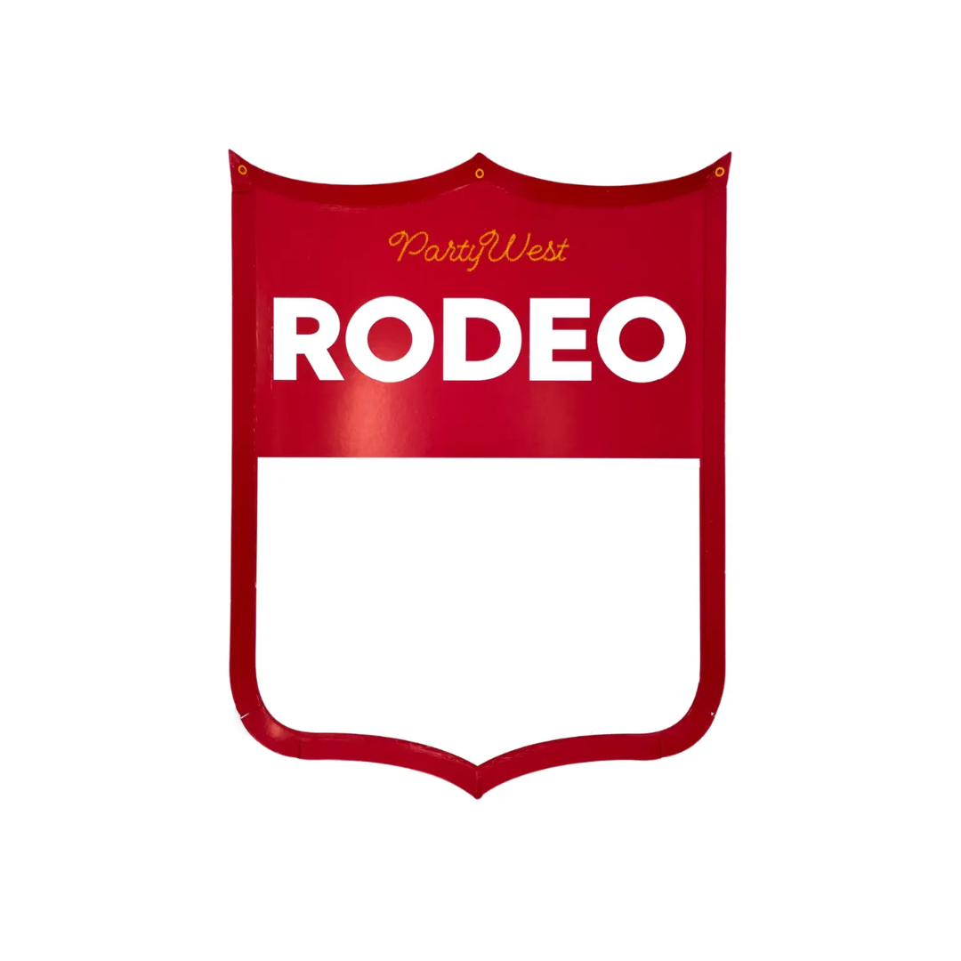 Rodeo Back Number Large Plates | Ellie and Piper