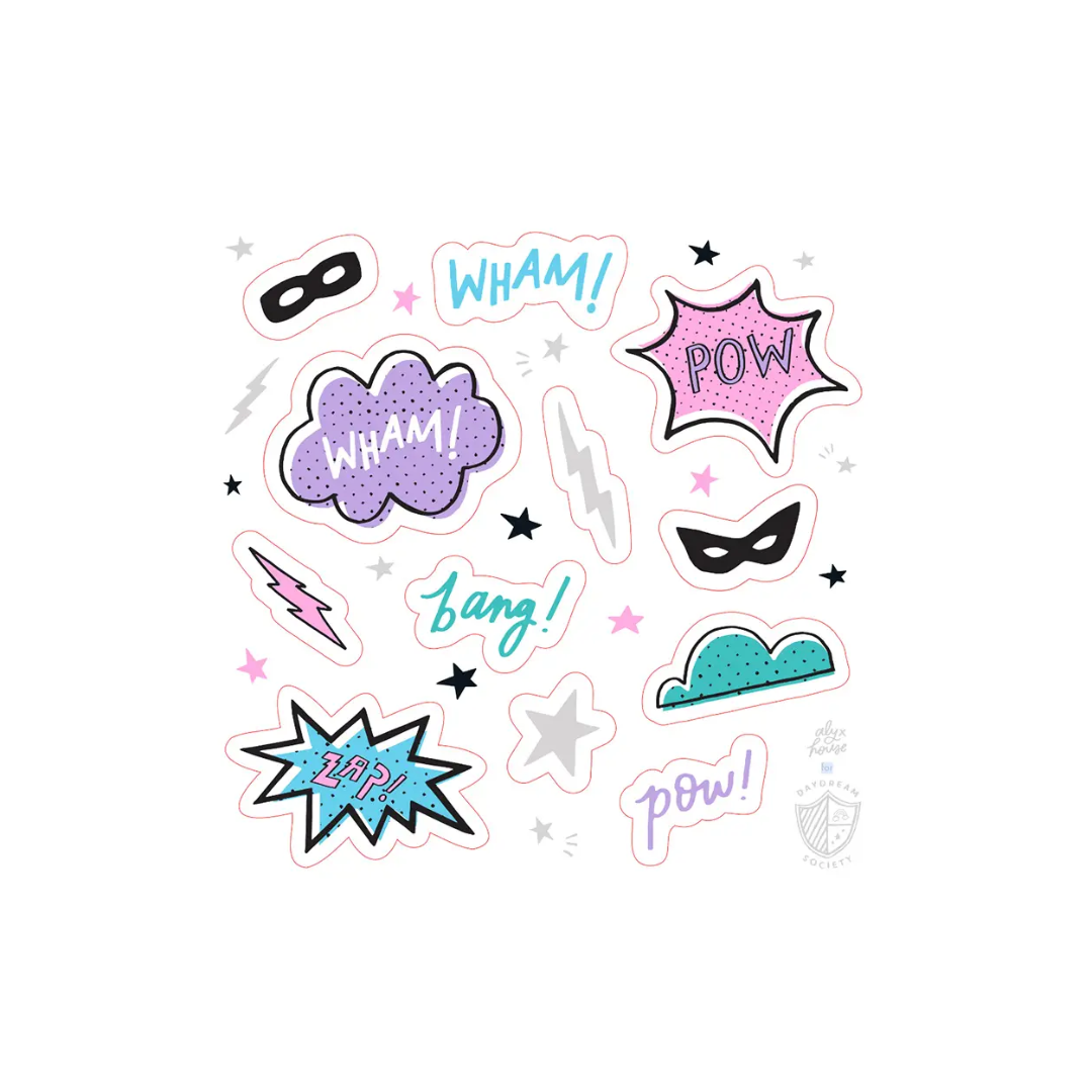 Girl Power Sticker Set | Ellie and Piper