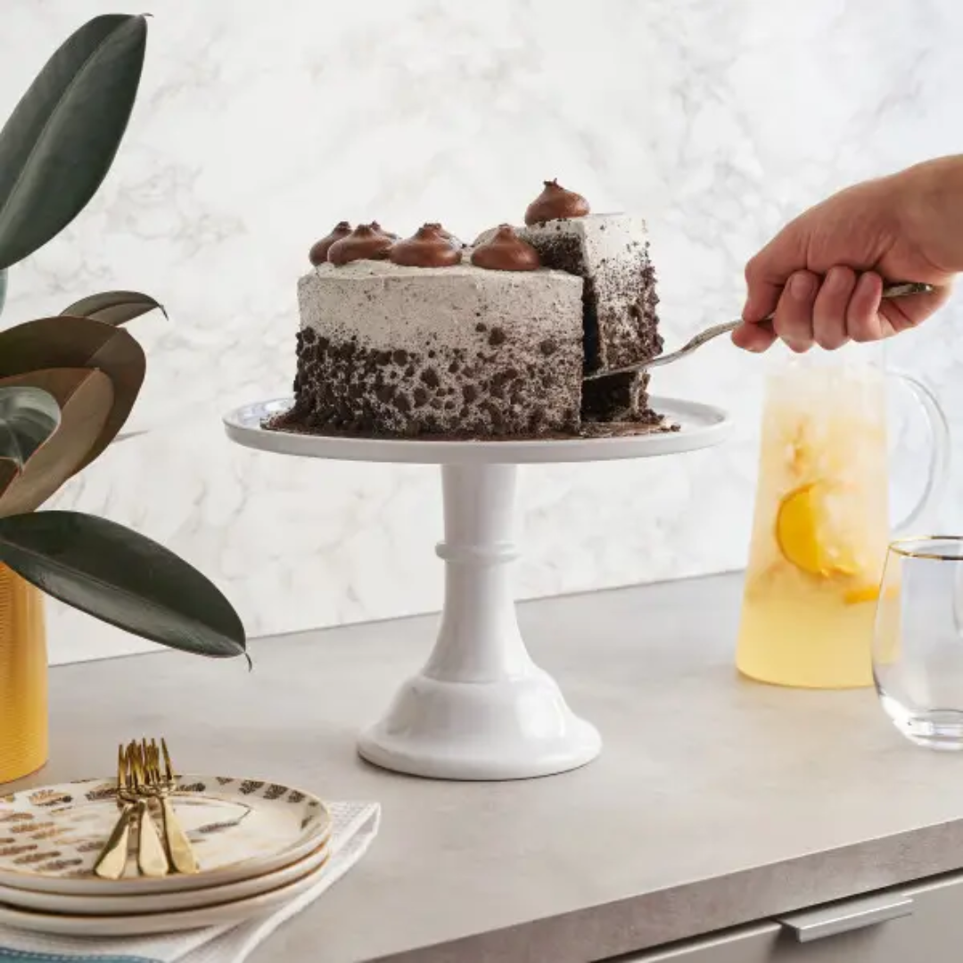 White Melamine Cake Stand | Ellie and Piper