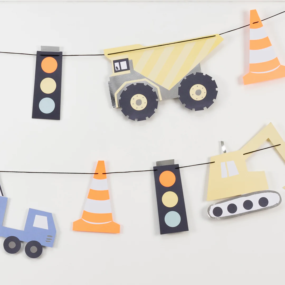Construction Garland– Ellie and Piper