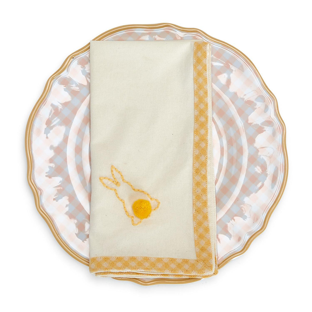 Gingham Melamine Dinner Plate (Sold Individually)– Ellie and Piper