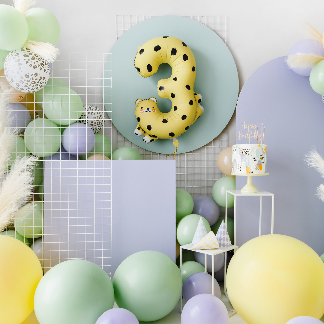 Jumbo Number Balloon Party Animals | Ellie and Piper