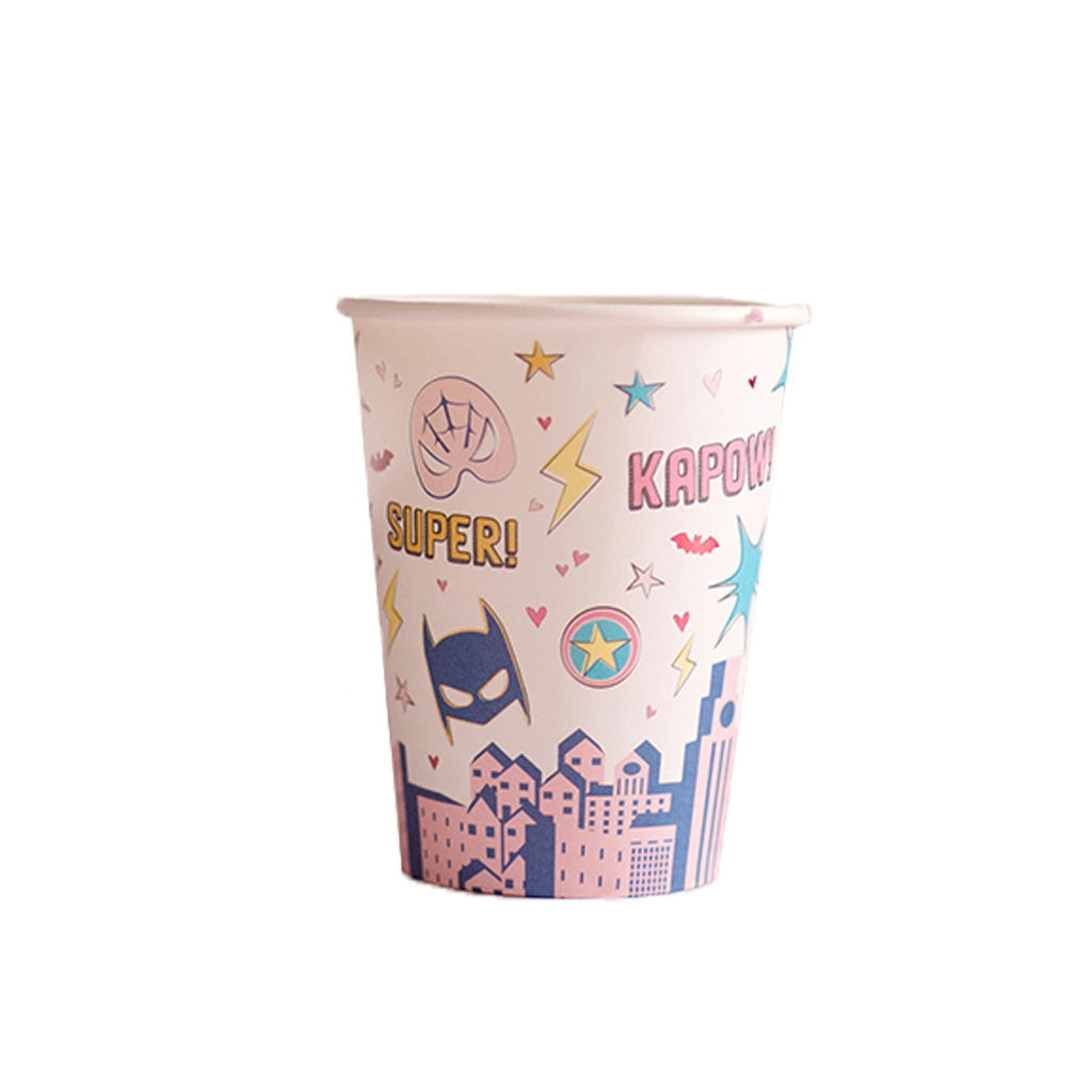 Superhero Star Paper Cups | Ellie and Piper