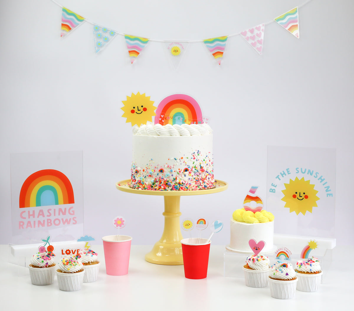 Chasing Rainbows Acrylic Garland | Ellie and Piper