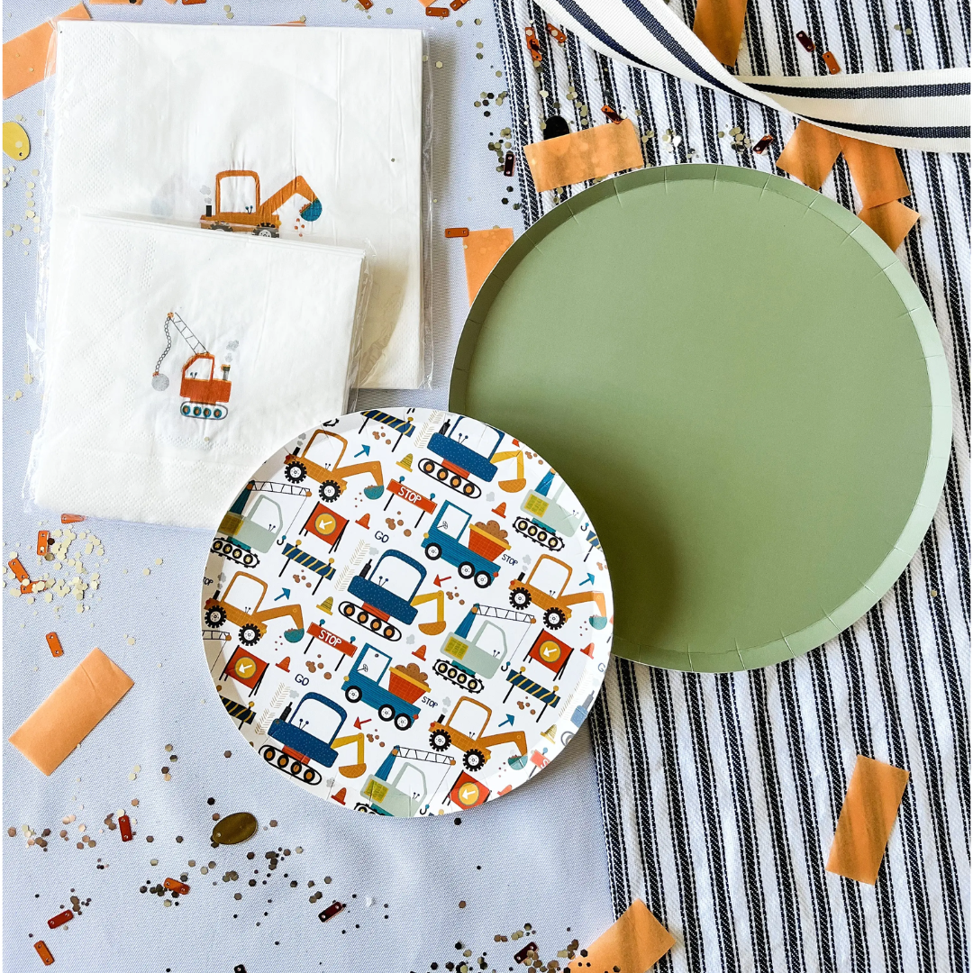 Matte Green Large Paper Plates– Ellie and Piper