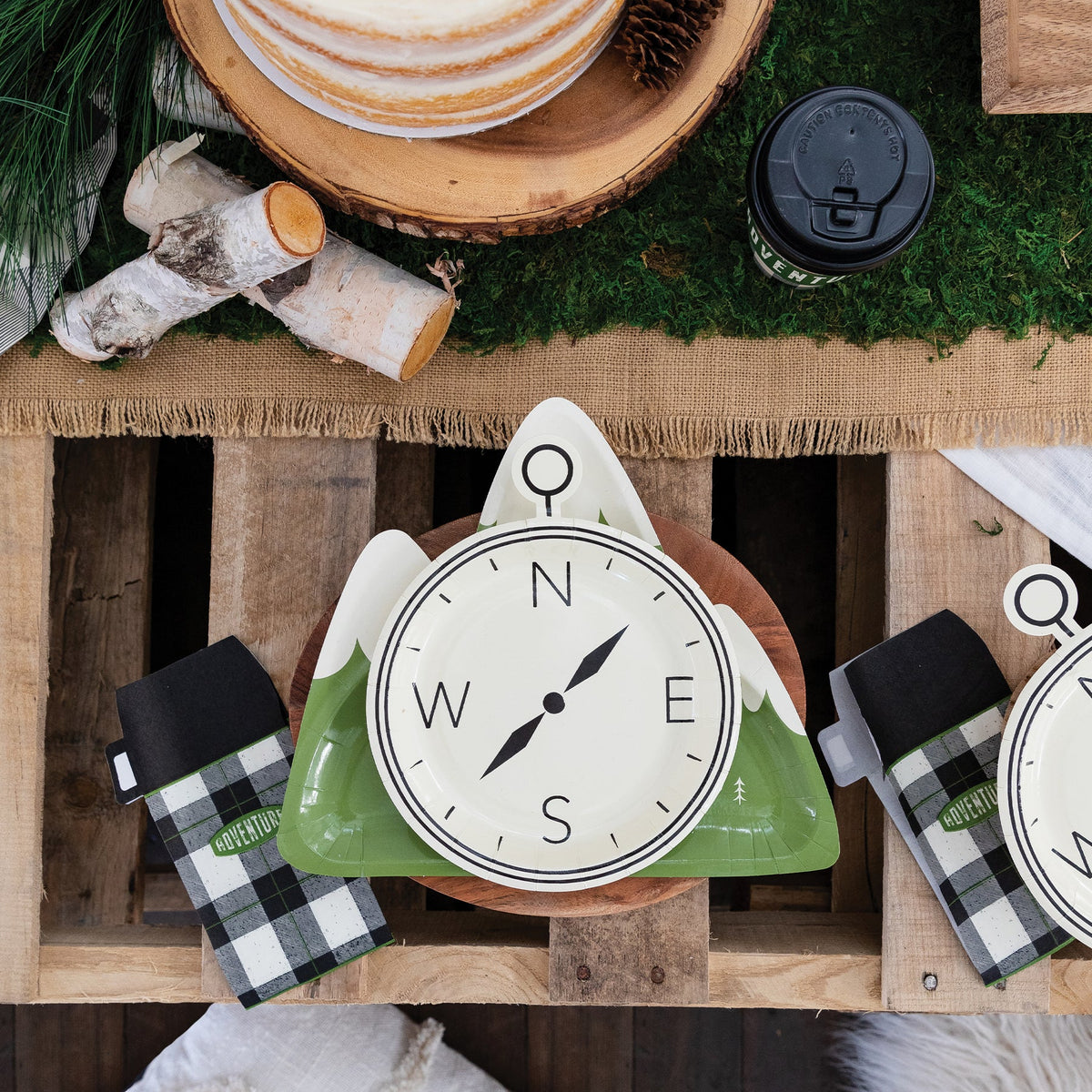 Compass Shaped Plate | Ellie and Piper