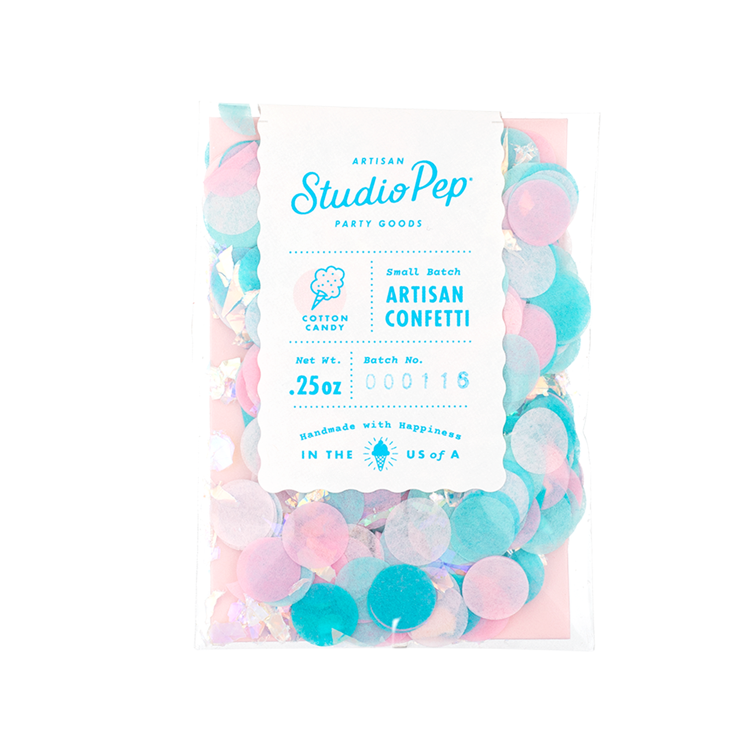 Cotton Candy Mini Confetti Pack | Ellie and Piper