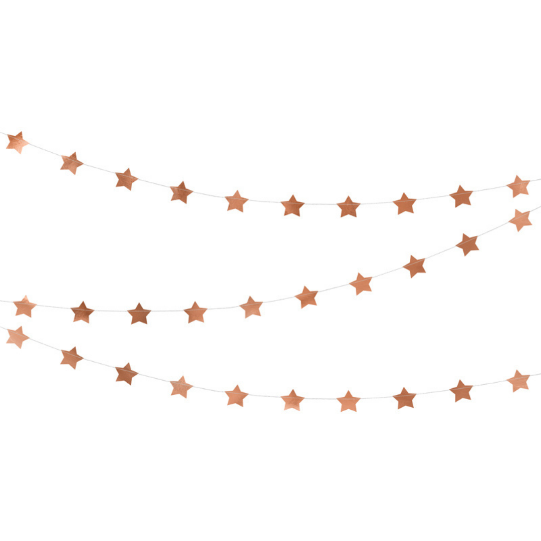 Rose Gold Star Garland | Ellie and Piper