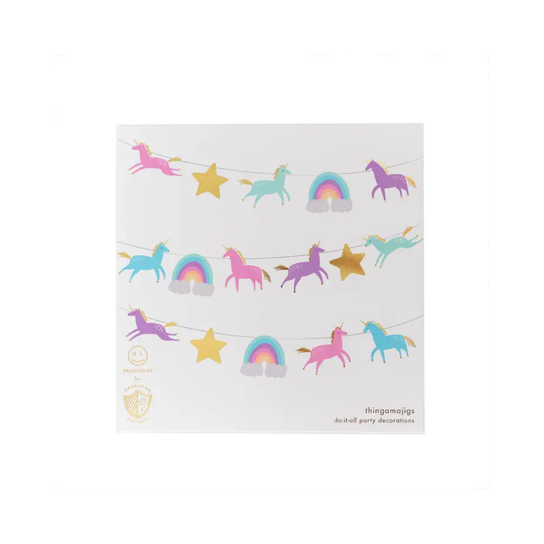 Magical Unicorns Thingamajigs Garland | Ellie and Piper