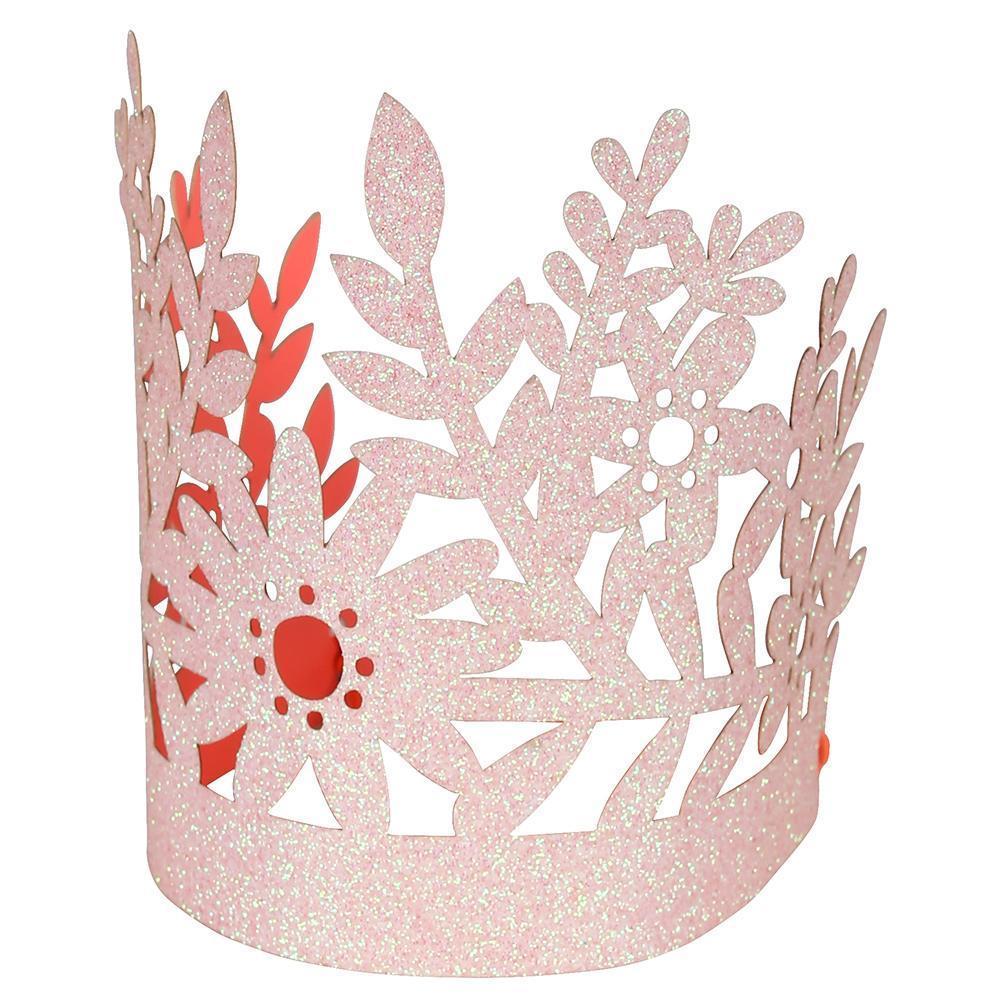 Pink Glitter Crown | Ellie and Piper