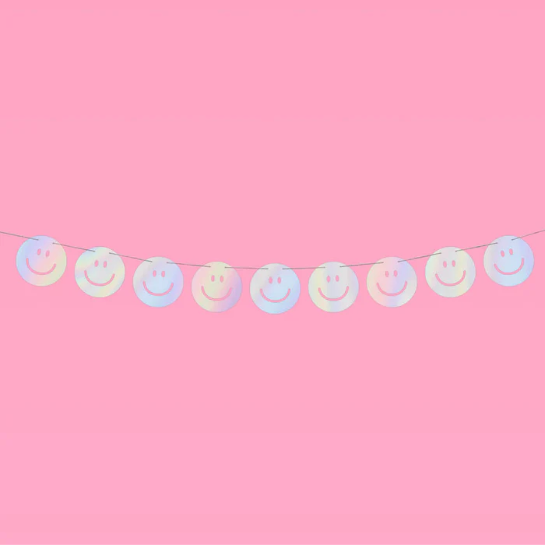 Smiley Face Banner | Ellie and Piper