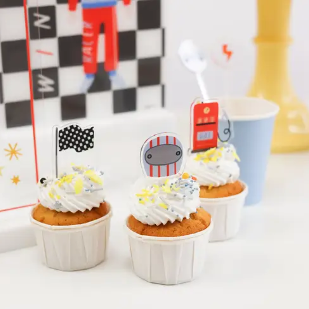 Speed Racer Acrylic Mini Topper Set | Ellie and Piper