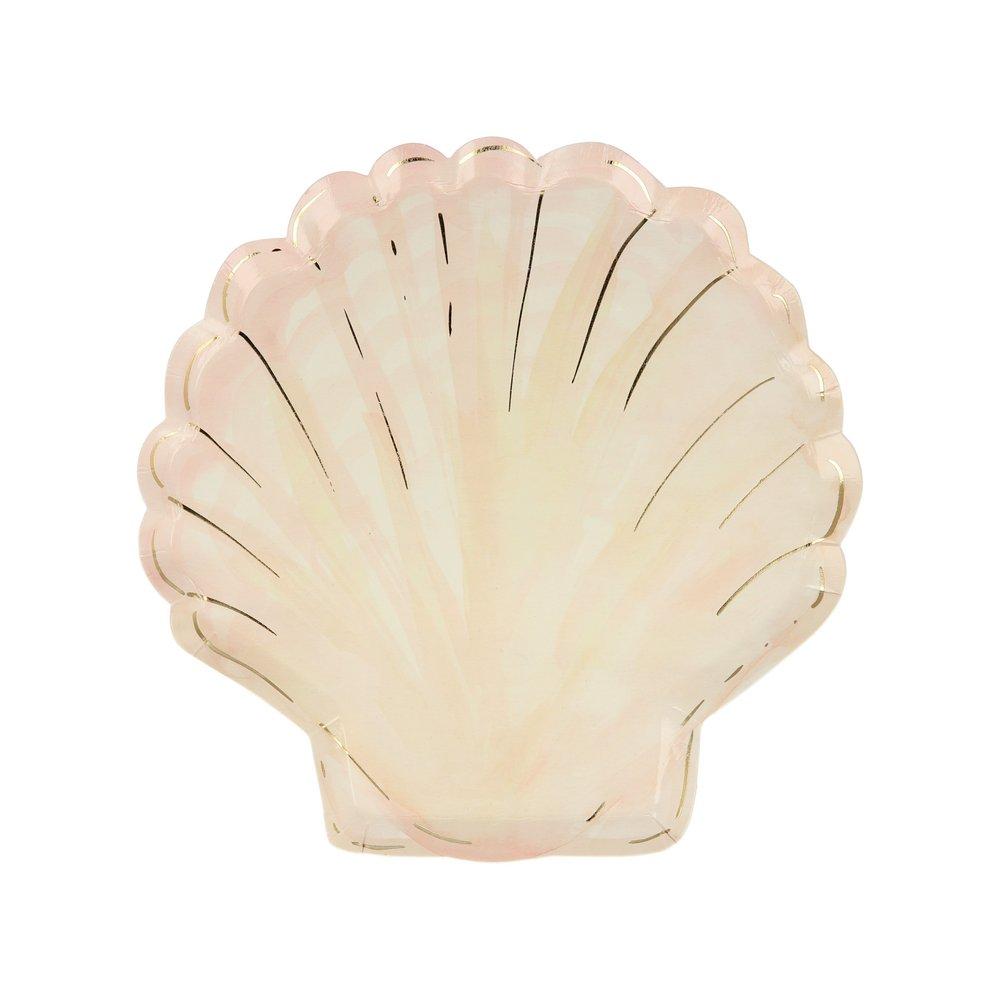 Watercolor Clam Shell Plates | Ellie and Piper