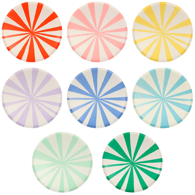 Mixed Stripe Dinner Plates– Ellie and Piper