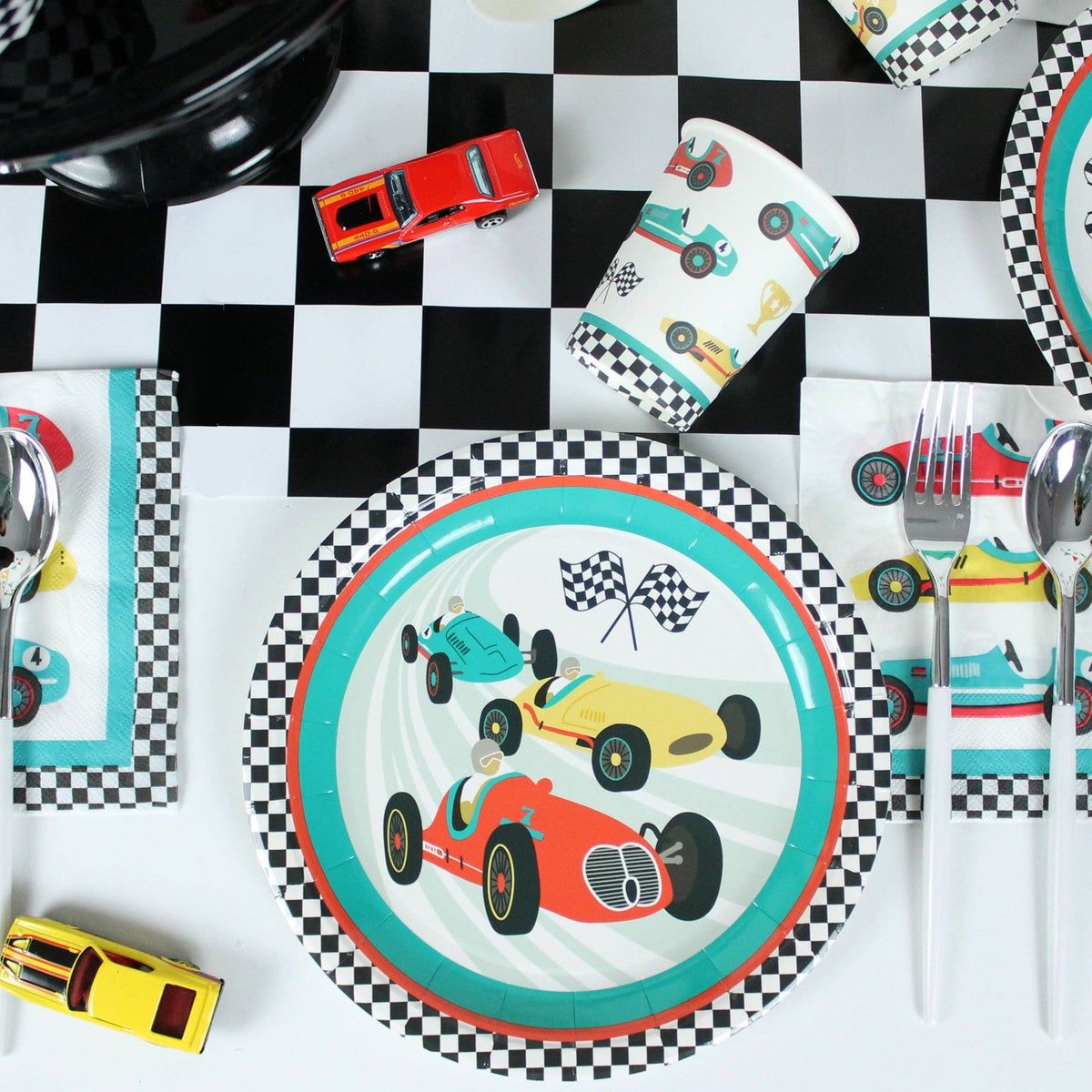 Vintage Race Car Cups | Ellie and Piper